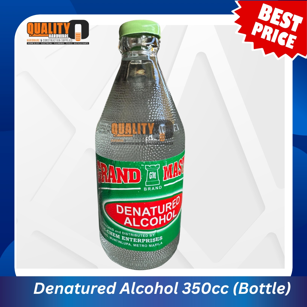 Grandmaster Denatured Alcohol 350cc [with minimum order 24pieces or per ...