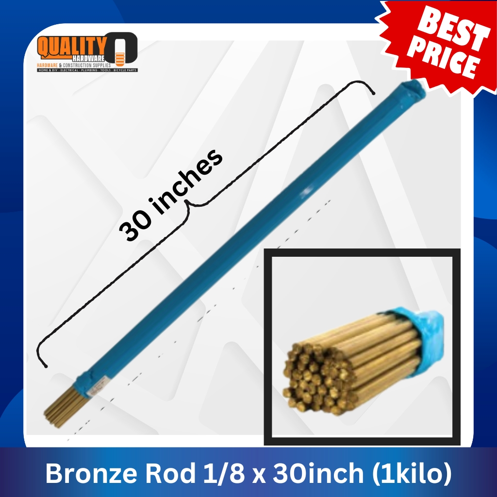 Bronze Rod 1/8x30inch or 3.2mm (5kilo) [minimum order 5kilo per tube ...