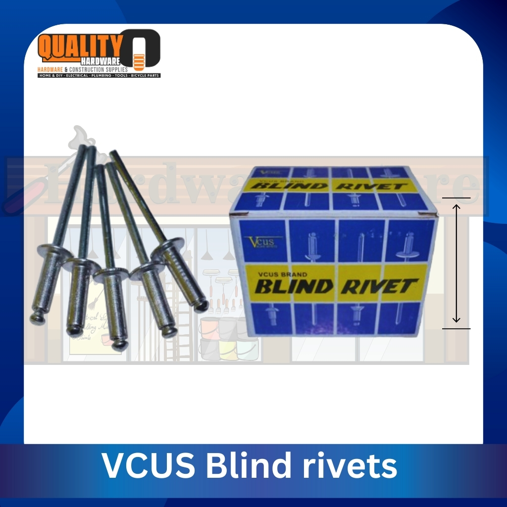 Blind Rivets 1/8x1/2 1/8x3/4 | 5/32x1/2 5/32x3/4 | 3/16x1/2 sold per ...