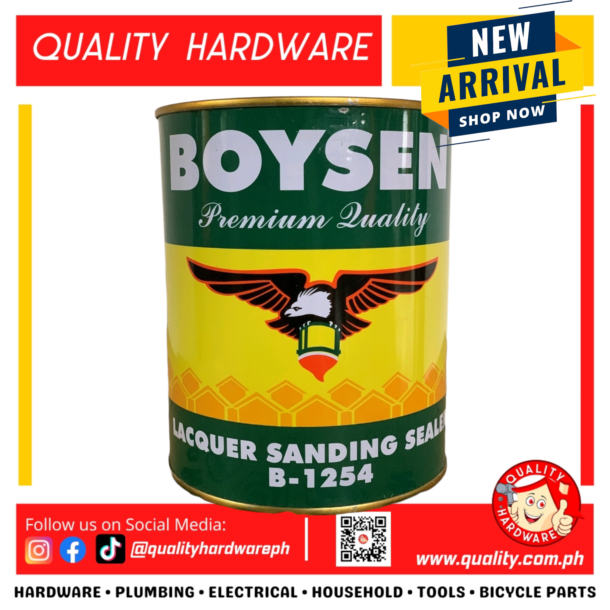 Boysen Lacquer Sanding Sealer 1liter [minimum order 12pieces or 1box ...